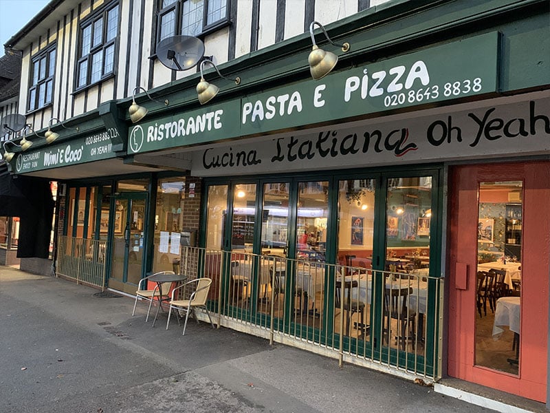 Home | Mimi e Coco Italian Restaurant in Cheam, Surrey